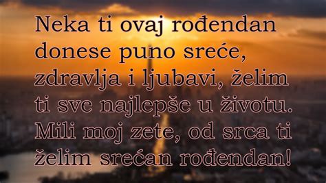 Srecan Rodjendan Zete Moje Poruke