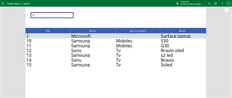 search filter and lookup in power apps rishan solutions