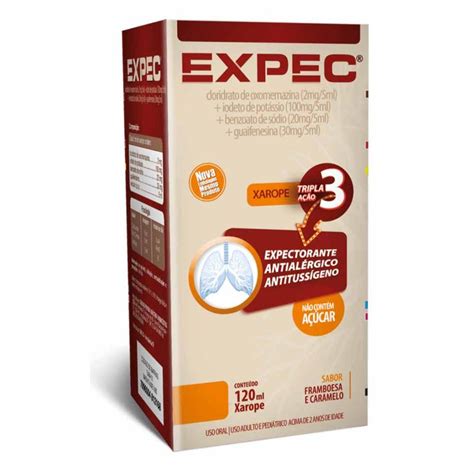Expec Xarope 120ml Alexfarma