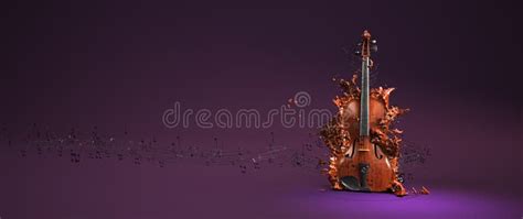 Violin Sheet Music Stock Illustration Illustration Of Orchestra