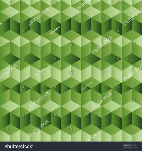Seamless Vector Cubic Pattern Stock Vector Royalty Free 288715565