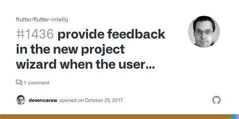 Provide Feedback In The New Project Wizard When The User Has Entered A Correct Flutter Sdk