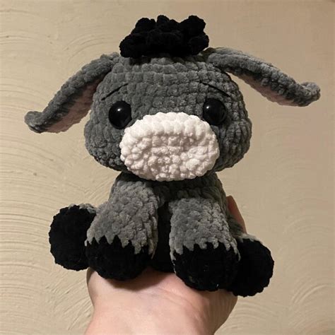 Amigurumi Donkey Pattern Plush Pattern Donkey Toy Christmas Crochet