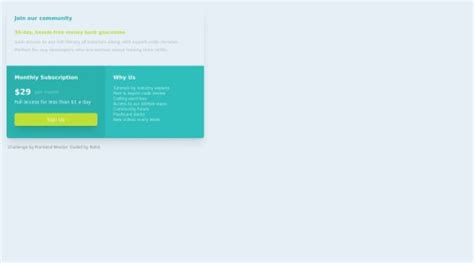 Frontend Mentor Used Css Grid For Both Desktop Layout And Mobile Layout Coding Challenge Solution