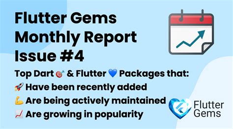 Monthly Report 4 Top Dart And Flutter Packages In January 2023 Flutter Gems