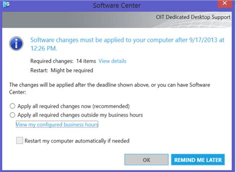 what to expect with sccm system center configuration manager office