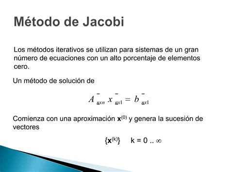 Metodos Iterativos Ppt