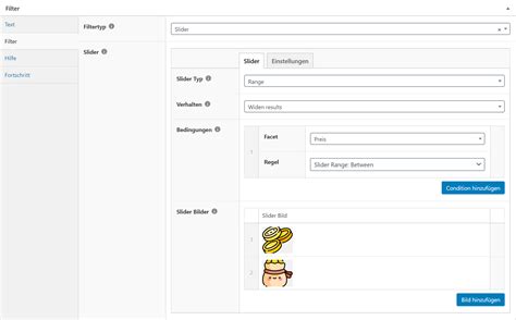 Filter Slider Guideplugin