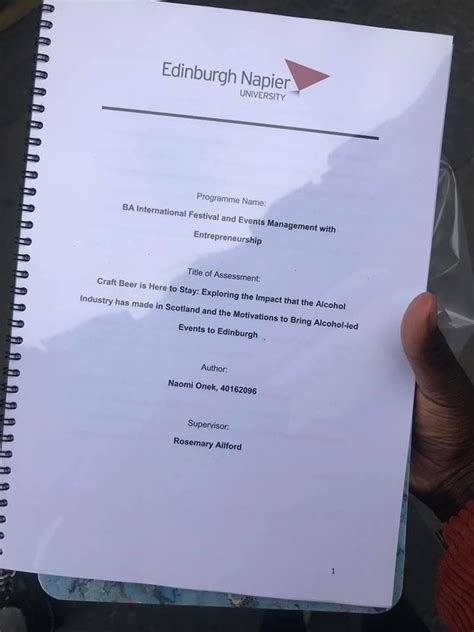 After Four Years At Craiglockhart Campus Ive Finally Handed In My