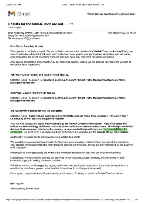 Vansh Gosavi On Linkedin Hackathonheroes Innovationjourney