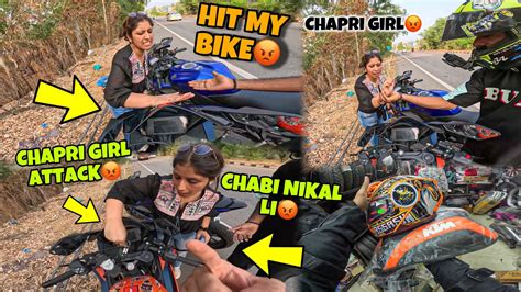 Chapri Girl😡 Hit Me Controversy😡 Preparation For Ladakh Ride Youtube