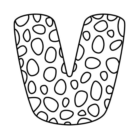 어린이를위한 알파벳 색칠 공부 책 손으로 그린 벡터 알파벳 문자 기호 낙서 글꼴 세트 벡터 일러스트 레이 션 프리미엄 벡터