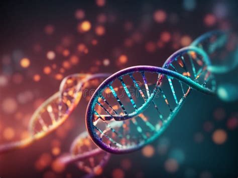 3d Render Of Dna Structure Abstract Background Stock Illustration Illustration Of Light