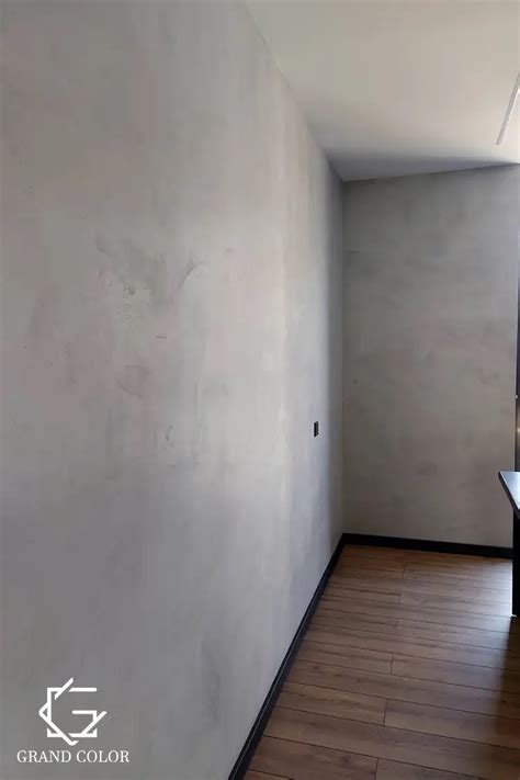 დეკორატიული კედელი სადა ეფექტი ალტერნატივა შპაკლის საღებავ