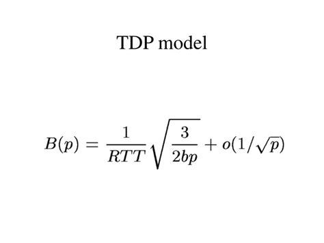 Ppt Tfrc Tcp Friendly Rate Control Using Tcp Equation Based Congestion Model Powerpoint