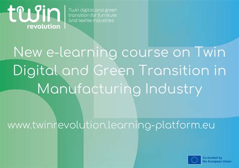 New Course Launches Exploring Twin Digital And Green Transition In
