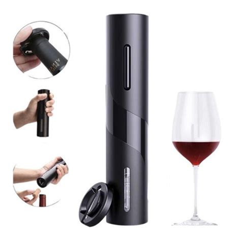 Saca Rolhas Abridor De Vinho Garrafa Automático Elétrico Shopee Brasil