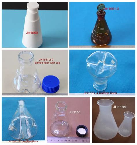 100 250 500ml 실험실 사용 나사 모자를 가진 플라스틱 삼각형 플라스크 원뿔 Erlenmeyer 플라스크 Buy 플라스틱 삼각 플라스크 캡플라스틱 삼각