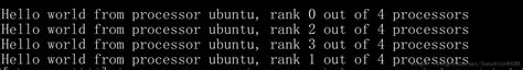 02 第一个mpi程序：hello World头歌第2关使用mpi运行hello World Csdn博客