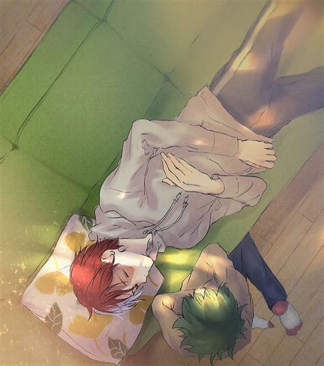 Look At Todorokis Serene Face When Hes Sleeping