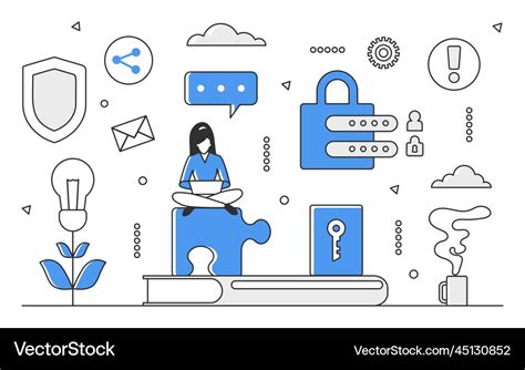 Data Security Access Royalty Free Vector Image