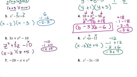 Factoring Shortcut Youtube