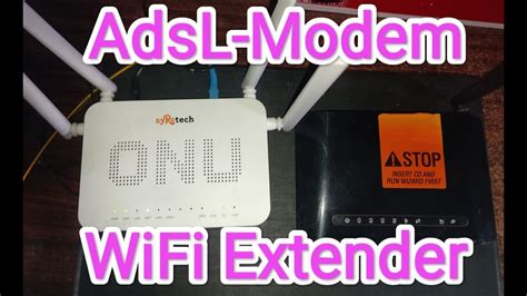 Convert Any Adsl Modem Dlink To Router Wifi Extender For Ftth Bharat Fiber Youtube