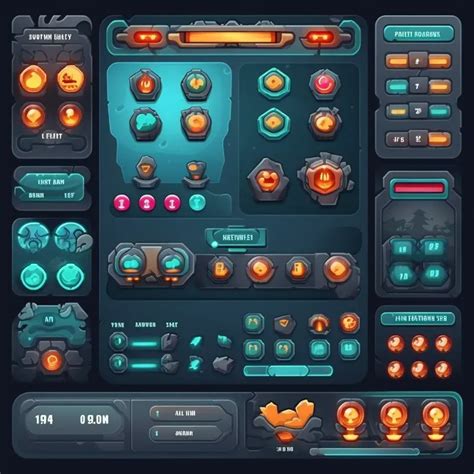 Mobile Games Gui Elements Midjourney Prompt Promptbase