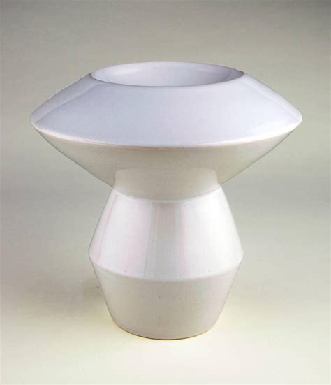 Eric Boos White Geometric Bowl For Sale At 1stdibs
