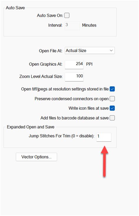 Adjusting Jump Stitches For Trim Melco Help Center