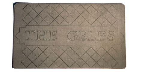 Custom Carved Estate Mats 3x5 Matworks