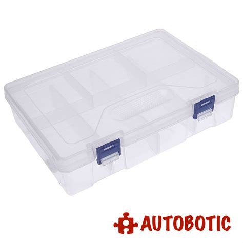 Double Layer Plastic Storage Tool Box 8 Grid