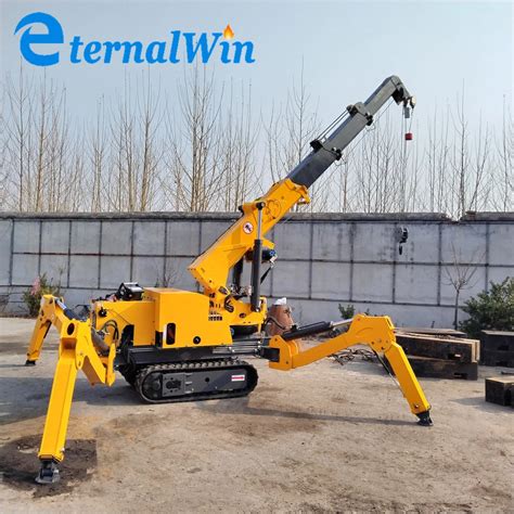 3t Foldable Electric Arm Mini Spider Crawler Crane Hydraulic 3ton Mini Spider Crane Mini