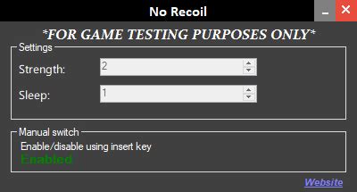 GitHub Roast No Recoil Reduce Recoil Is FPS Games Testing Purposes Only I Am Not