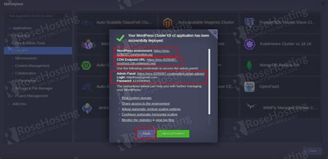 Multisite WordPress Cluster Auto Installation RoseHosting