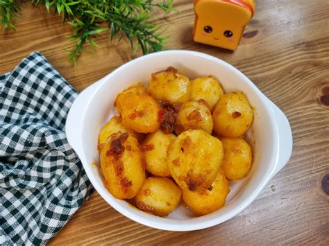 휴게소 알감자 만들기 매콤한 버터감자구이 레시피