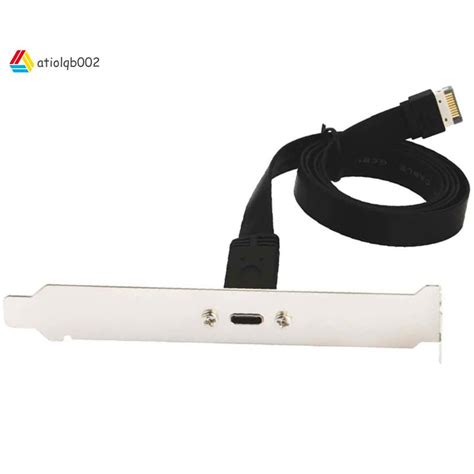 Usb C Panel Cable Mount Motherboard Header Extension Adapter Front