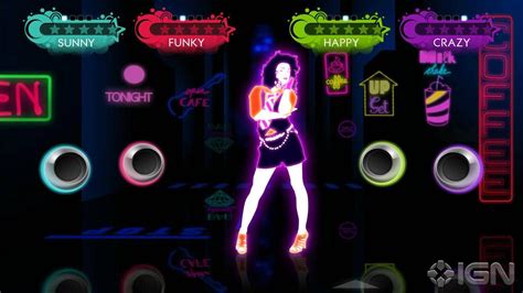 Download Just Dance 3 Dancer With Neon Signs Wallpaper
