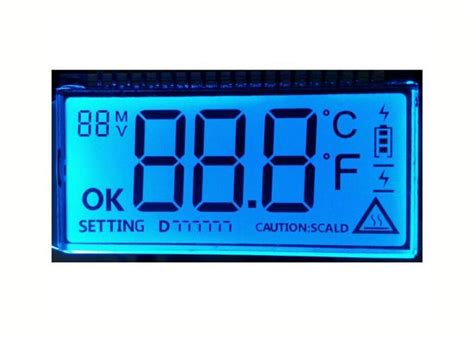 Custom Tn Htn Stn Ftsn Reflective Lcd Panel Monochrome Lcd Numeric