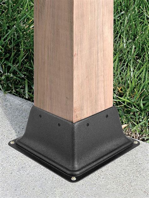 VEVOR Deck Post Base 10 PCS Post Base Skirt 4 X 4 Inch Post Support Flange 2 5 LBS Deck Post