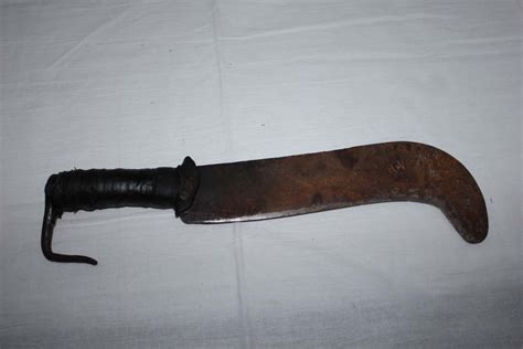Can Anyone Help Id A British Hook Blade Machete Can You Identify This World Militaria Forum