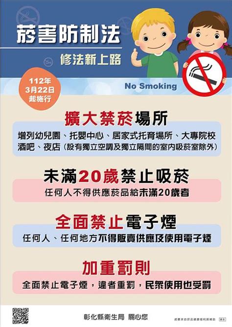 彰化縣政府呼籲 少年ㄟ菸害修法要知曉 暑假期間勿踩雷 蕃新聞