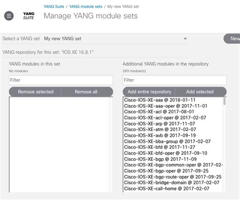 Defining A Yang Module Set Yang Suite Cisco Devnet