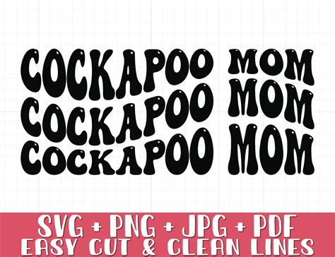 Cockapoo Mom Svg Png Cockapoo Svg Png Instant Download Etsy Ireland