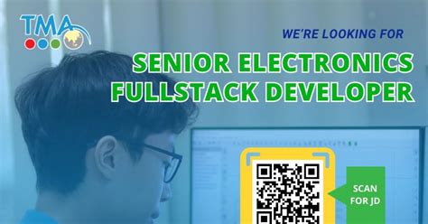 Tma Solutions Tuyển Senior Electronics Fullstack Developer Qtsc