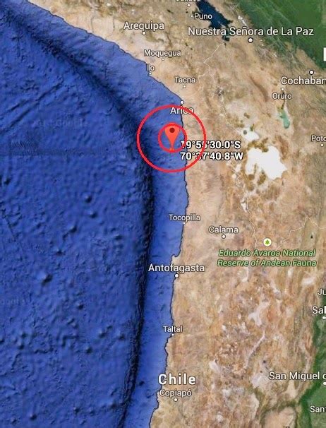 World Recent Earthquake