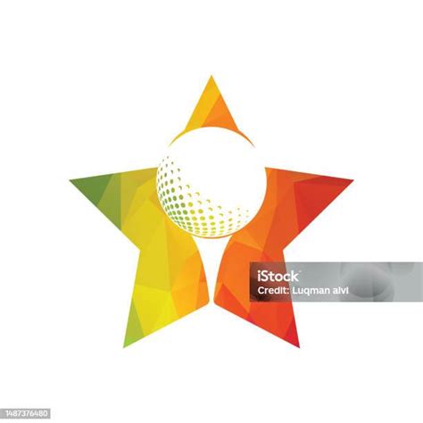 볼 디자인의 요소가 있는 골프 로고 0명에 대한 스톡 벡터 아트 및 기타 이미지 0명 개념 개념과 주제 Istock