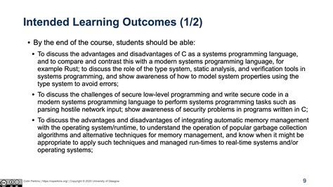 Colin Perkins Teaching 2021 2022 Advanced Systems Programming H