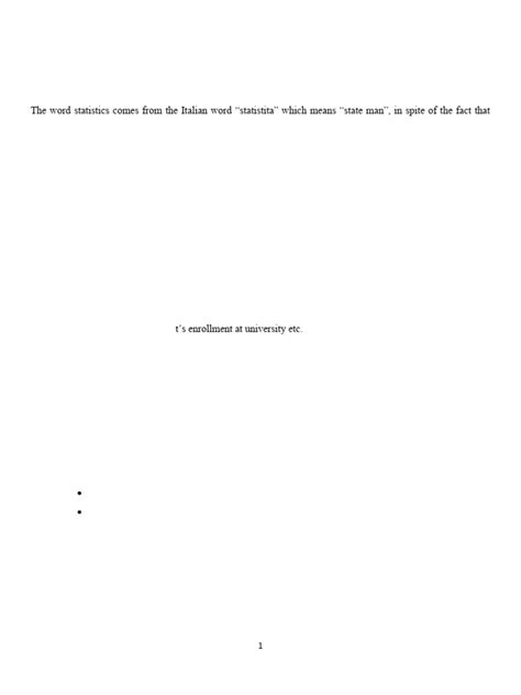 Introduction To Statistics Pdf Statistics Level Of Measurement