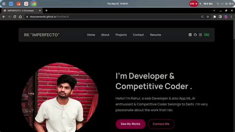 Rahul Suryawanshi On Linkedin Portfolio Personalproject Learning